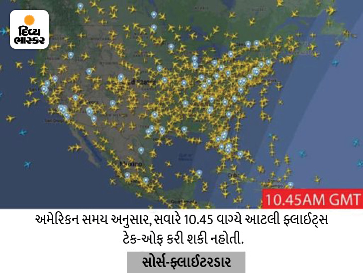 કોમ્પ્યુટર સિસ્ટમમાં ખામીઓ; લગભગ 5 હજાર ફ્લાઇટ મોડી, 450 રદ; 2 દિવસમાં ...