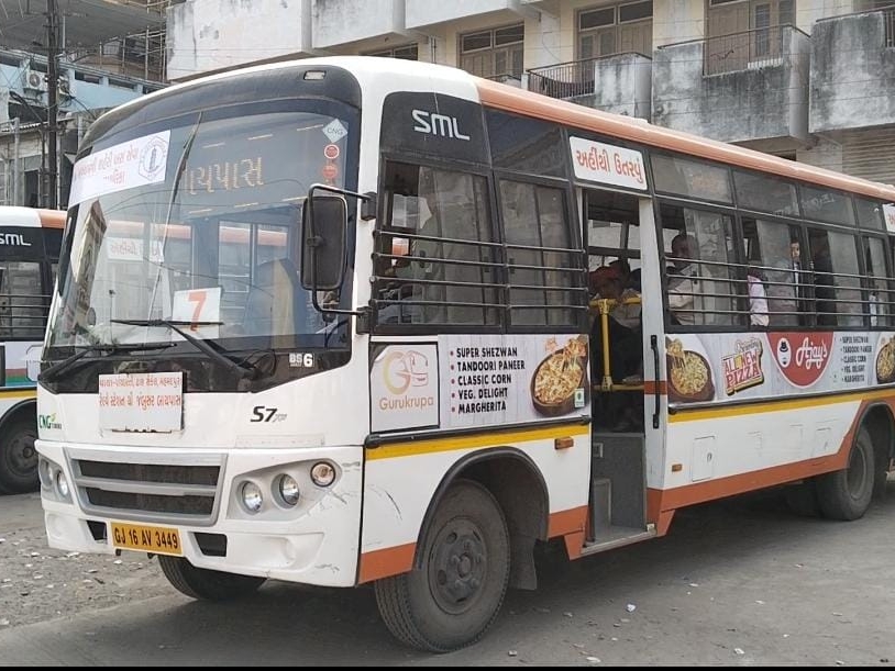 5145 People Safe Free Travel in City Bus on Uttarayan Parve in Bharuch ...