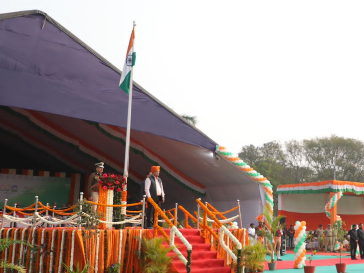 In Surat, the National Day was celebrated with pride, flags were ...