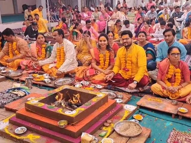 A procession of Lord Vishwakarma took place in Himmatnagar; Sacrificial ...