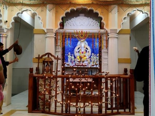 A grand celebration was held by the Gurjar Sutar caste in Khambhaliya ...