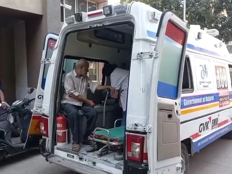 First aid was given in 108 ambulance when the health of the accused ...