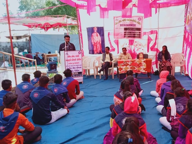 Kalol's Tarwada village organizes annual camp of National Service ...