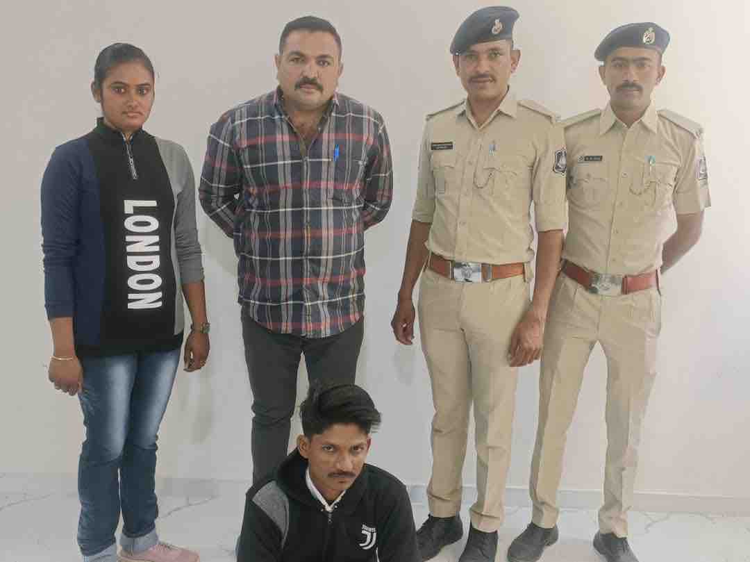 The accused who has been absconding for the past two years in the crime ...