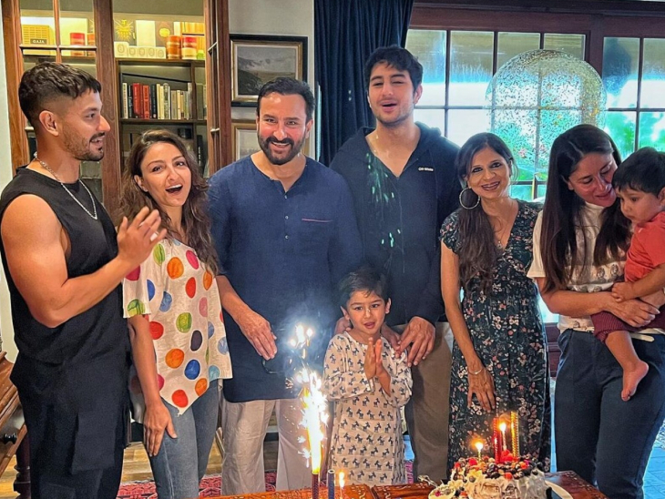 Taimur-Jehangir spotted with half-brother Ibrahim, Soha glimpses lunch ...