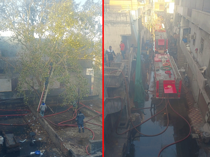 Fire brigade rescues 2 workers alive in plastic factory fire in ...