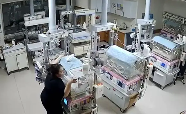 In a Turkish hospital, nurses held incubators so the babies wouldn't go ...