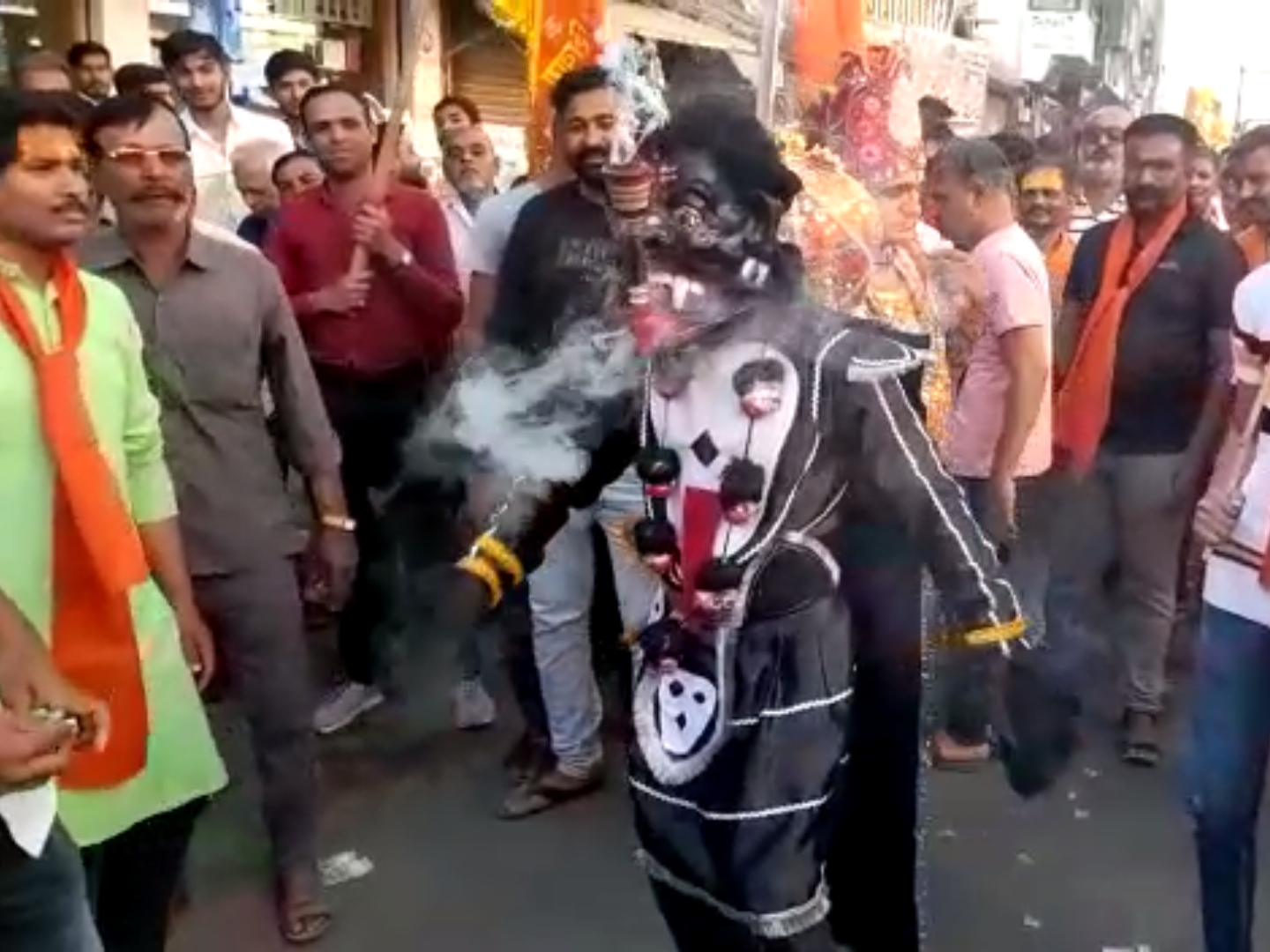 From the Mastram temple in Botad city, the glorious Shivaji's blessing ...