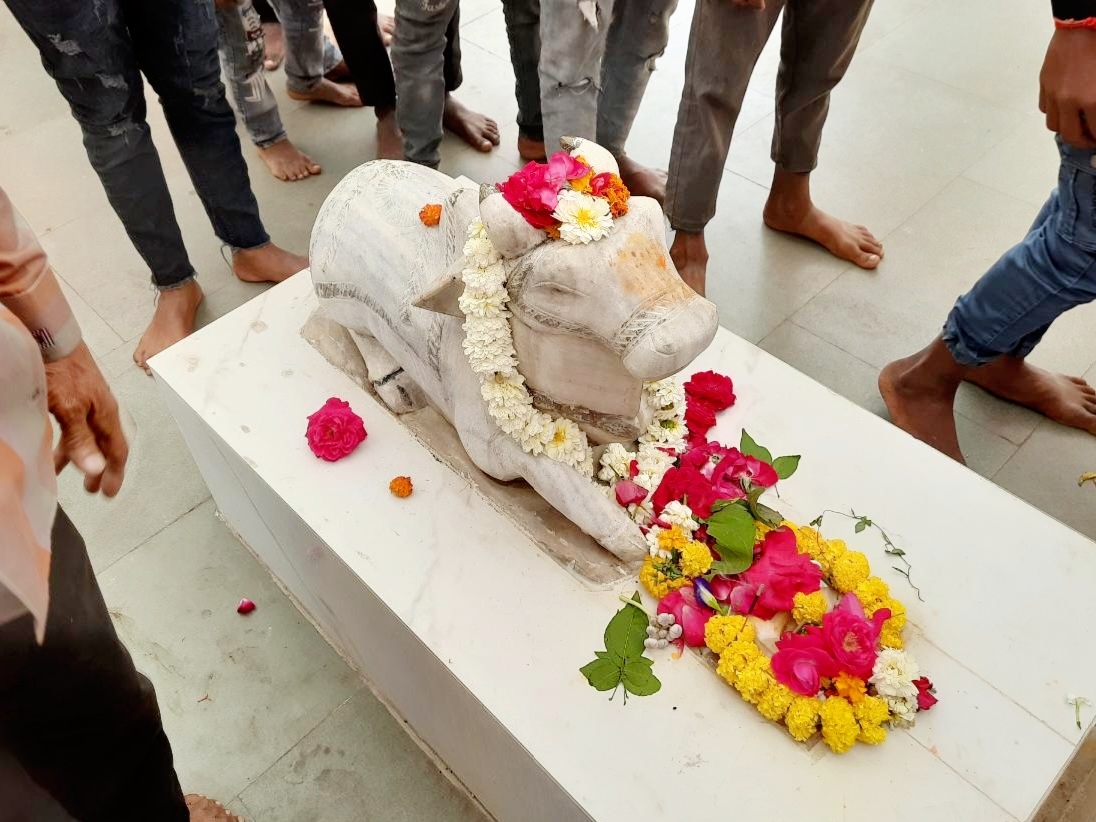 The centuries-old Siddhanath Mahadev temple in the cremation ground at ...
