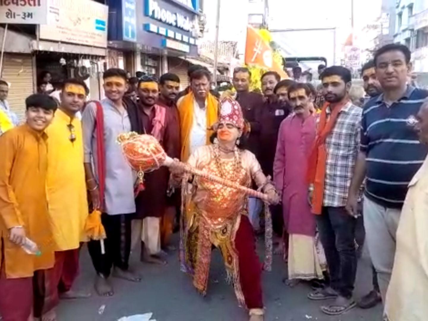 From the Mastram temple in Botad city, the glorious Shivaji's blessing ...