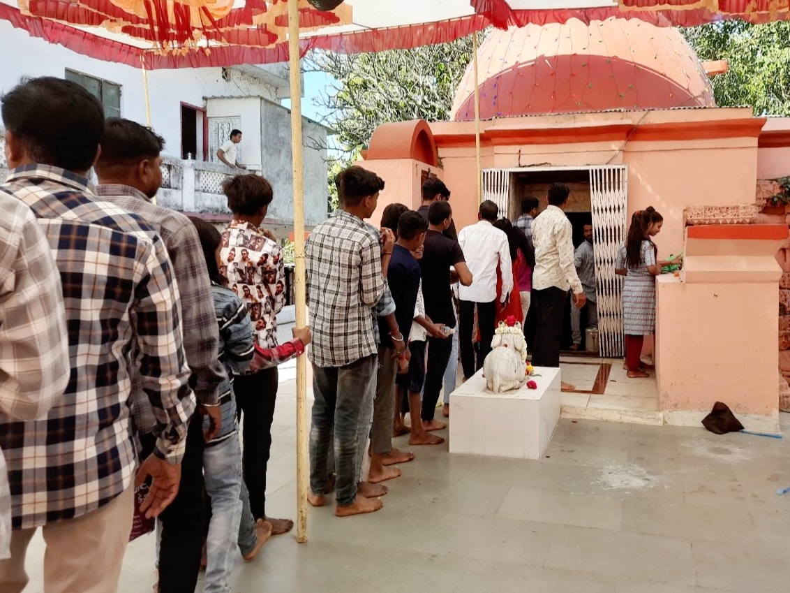 The centuries-old Siddhanath Mahadev temple in the cremation ground at ...