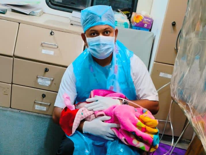 Successful delivery of pregnant women of Okha Mandal; Delivered ...