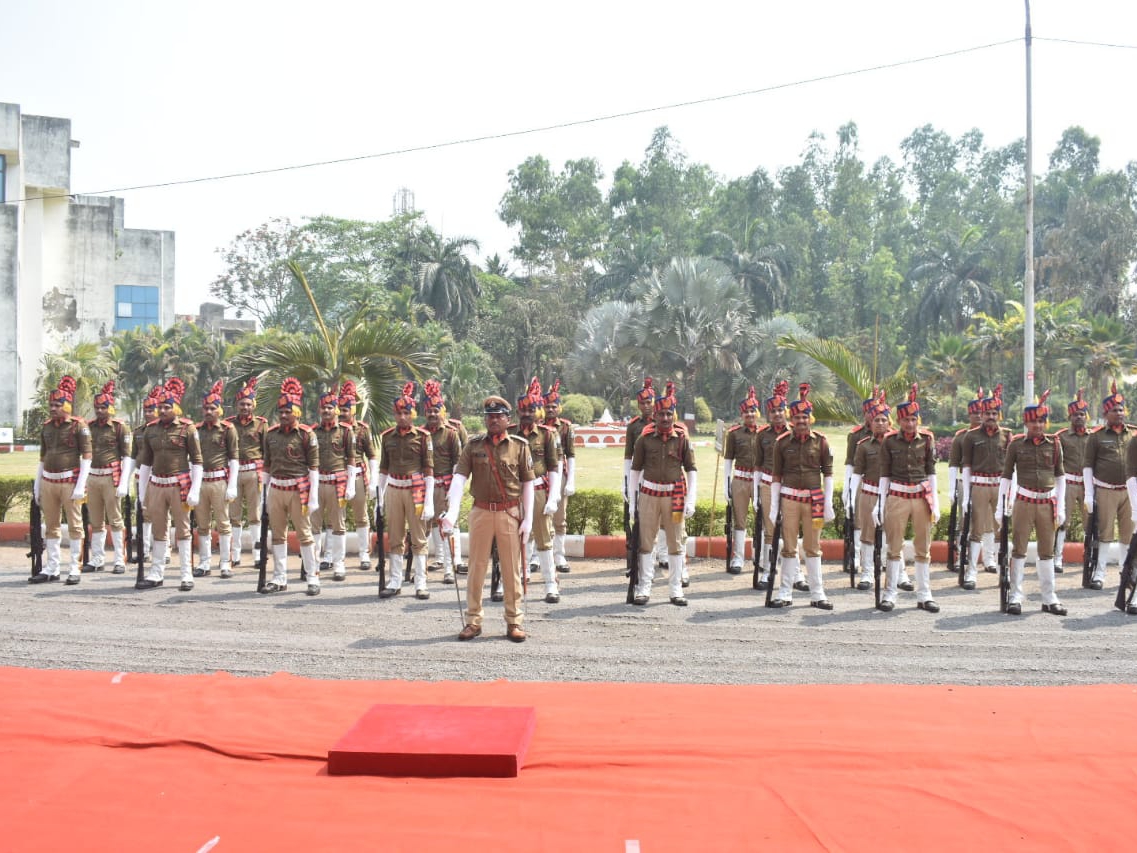 As part of protocol Navsari District Police personnel gave an excellent ...