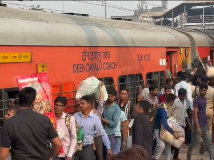 Overcrowding of passengers in trains from Surat to UP and Bihar, demand ...