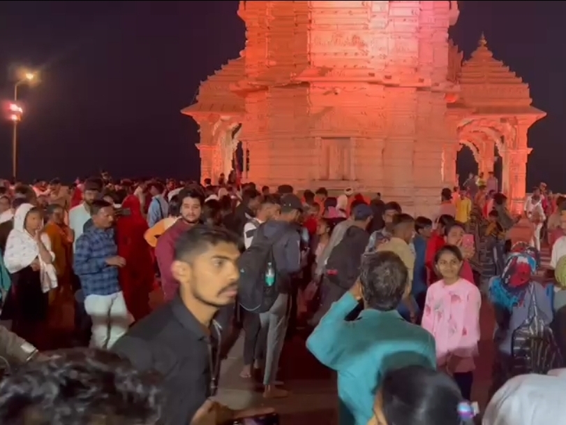 On the seventh day of Chaitra Navratri, devotees turned up in large ...