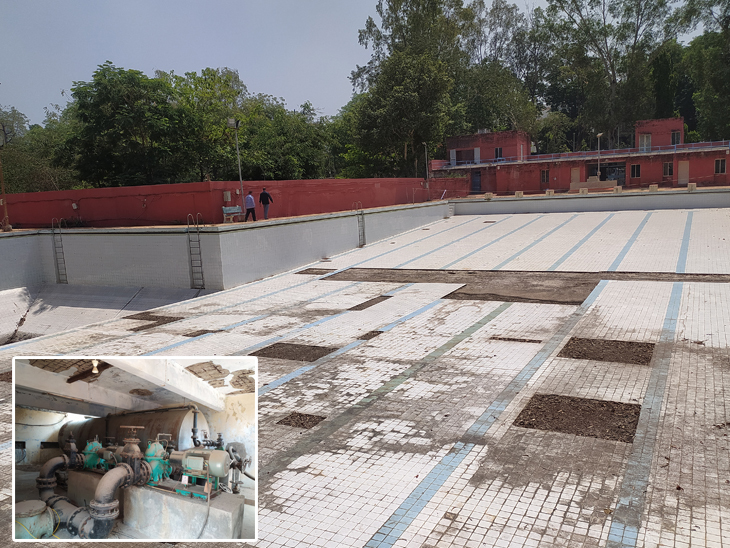 10 thousand people in Sardarbagh swimming pool | ભાસ્કર ગ્રાઉન્ડ ...