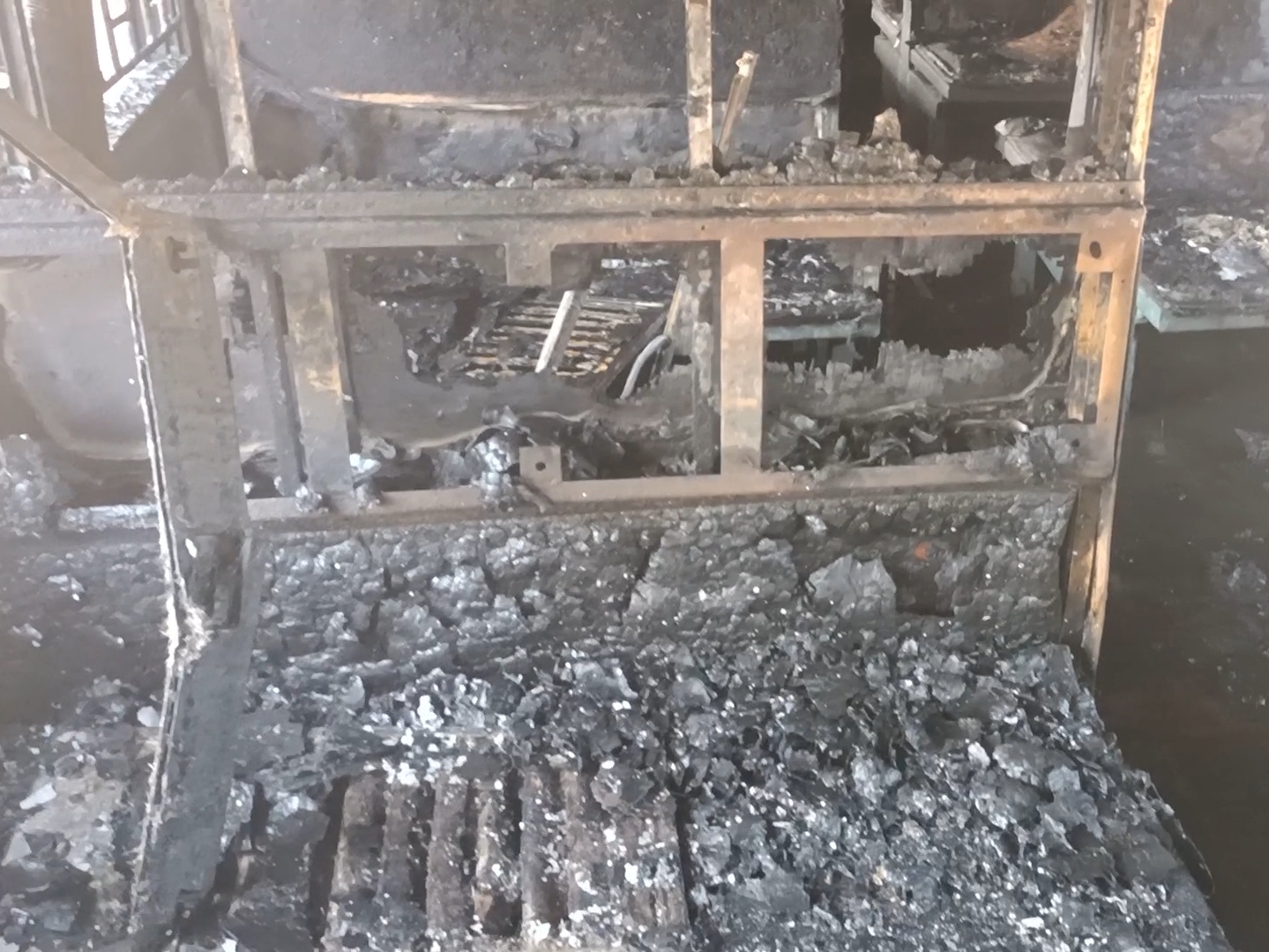 What is the cause of fire in Demu train at Botad railway station? FSL ...