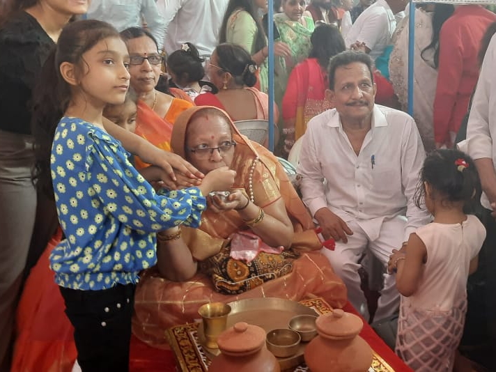 Parna festival of Varshitap ascetic of the Jain community was held in ...