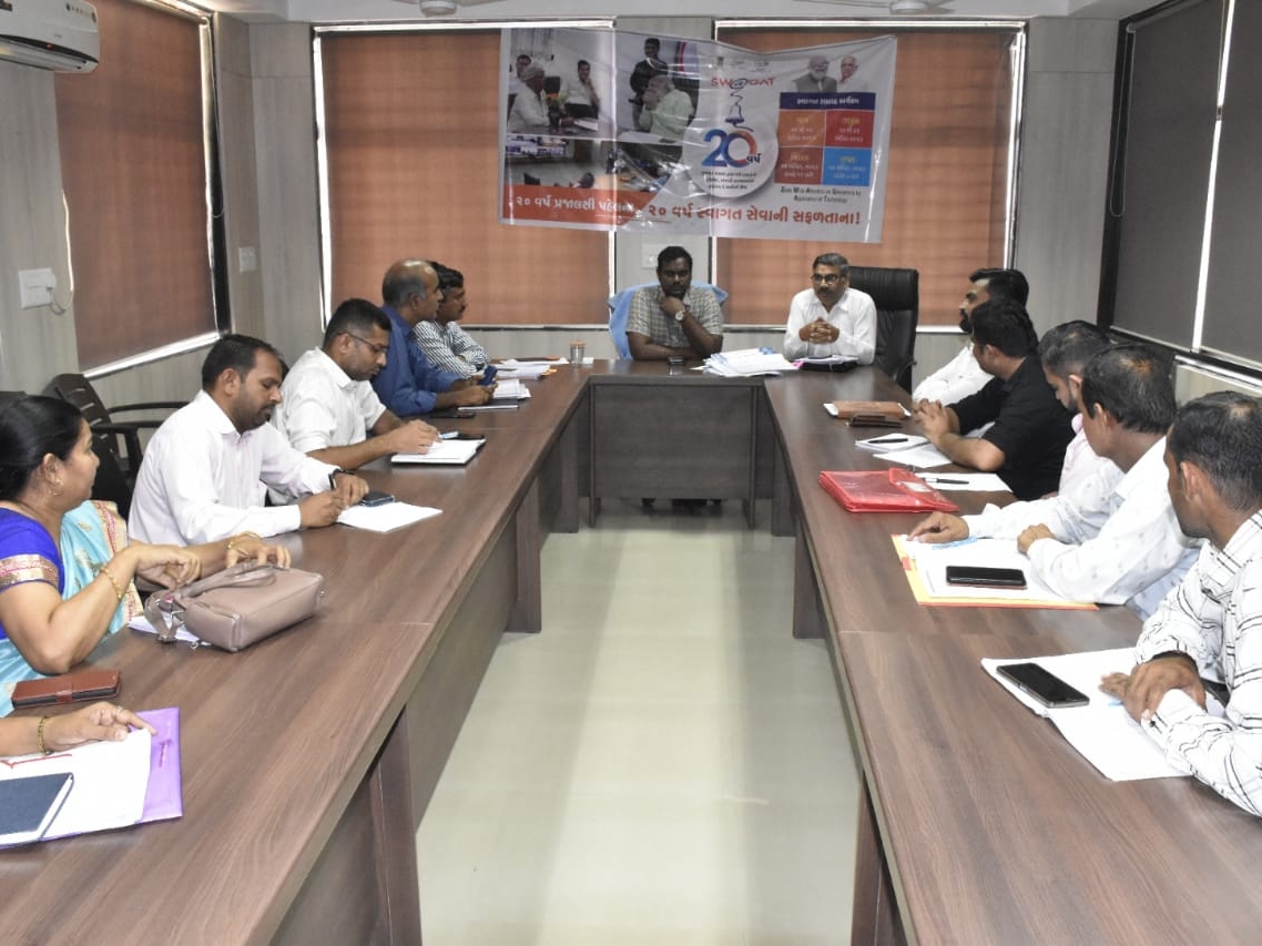 Taluka Swagat program was held in Suigam presided over by Collector ...