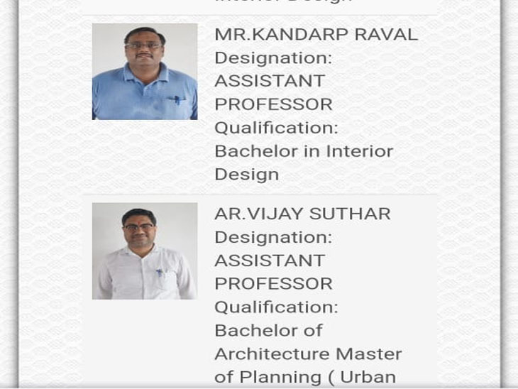 One more scam of the interior design college, the same professor was ...