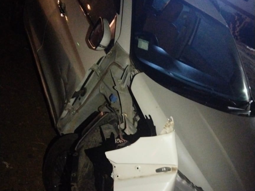 An accident occurred between a car and a tanker near Ghala Patia; An ...