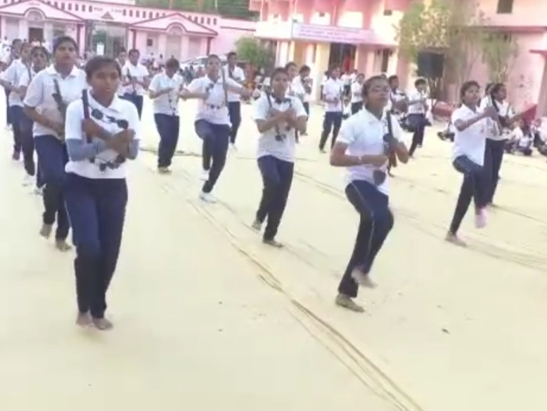 More than 200 Veeranganas performed in Dhrangadhra from Sanskar to Yoga ...