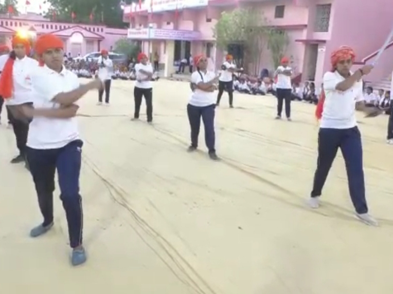 More than 200 Veeranganas performed in Dhrangadhra from Sanskar to Yoga ...