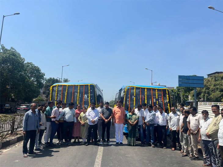 Surat Municipal Corporation started running new buses, city bus was ...