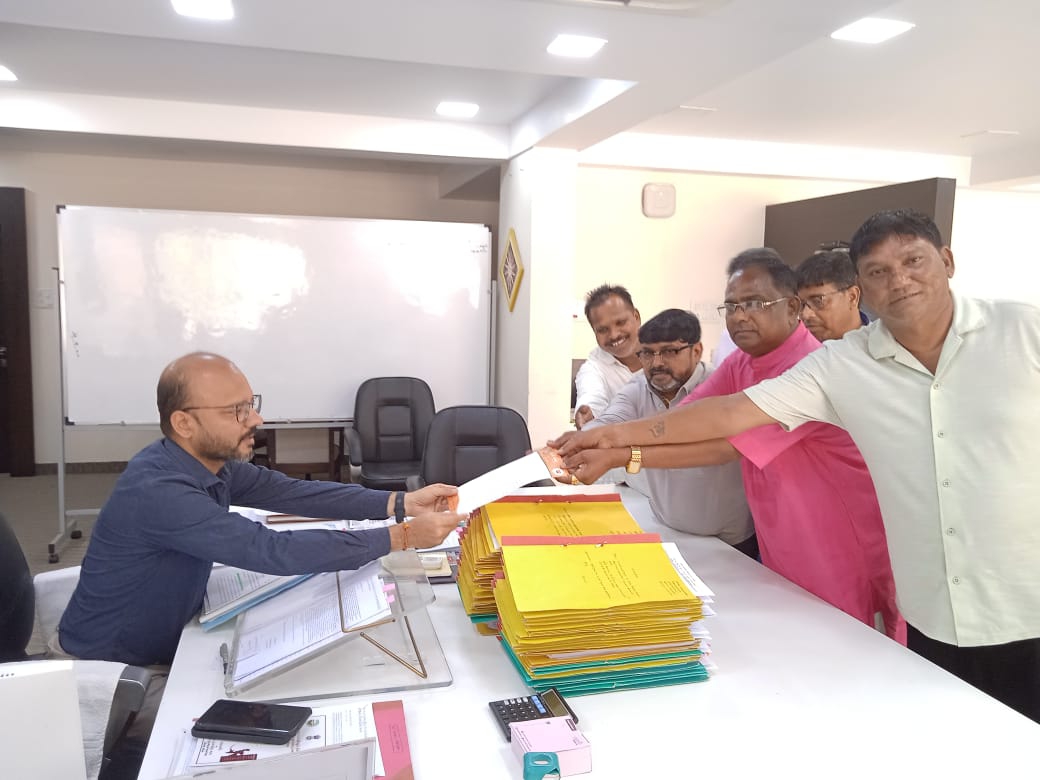 In 116 villages of East and West of Godhra taluk, application form was ...