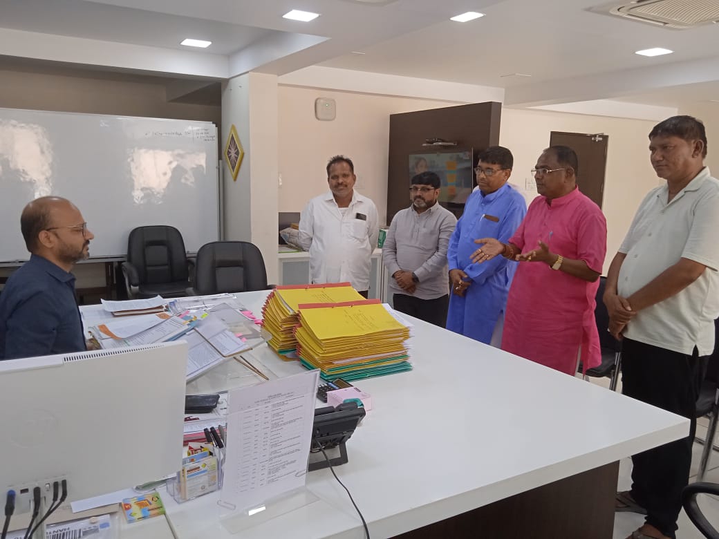 In 116 villages of East and West of Godhra taluk, application form was ...