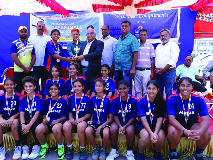 Bhavnagar, Ahmedabad team winner in state level basketball competition | હરીફાઇ: રાજ્યકક્ષાની ...