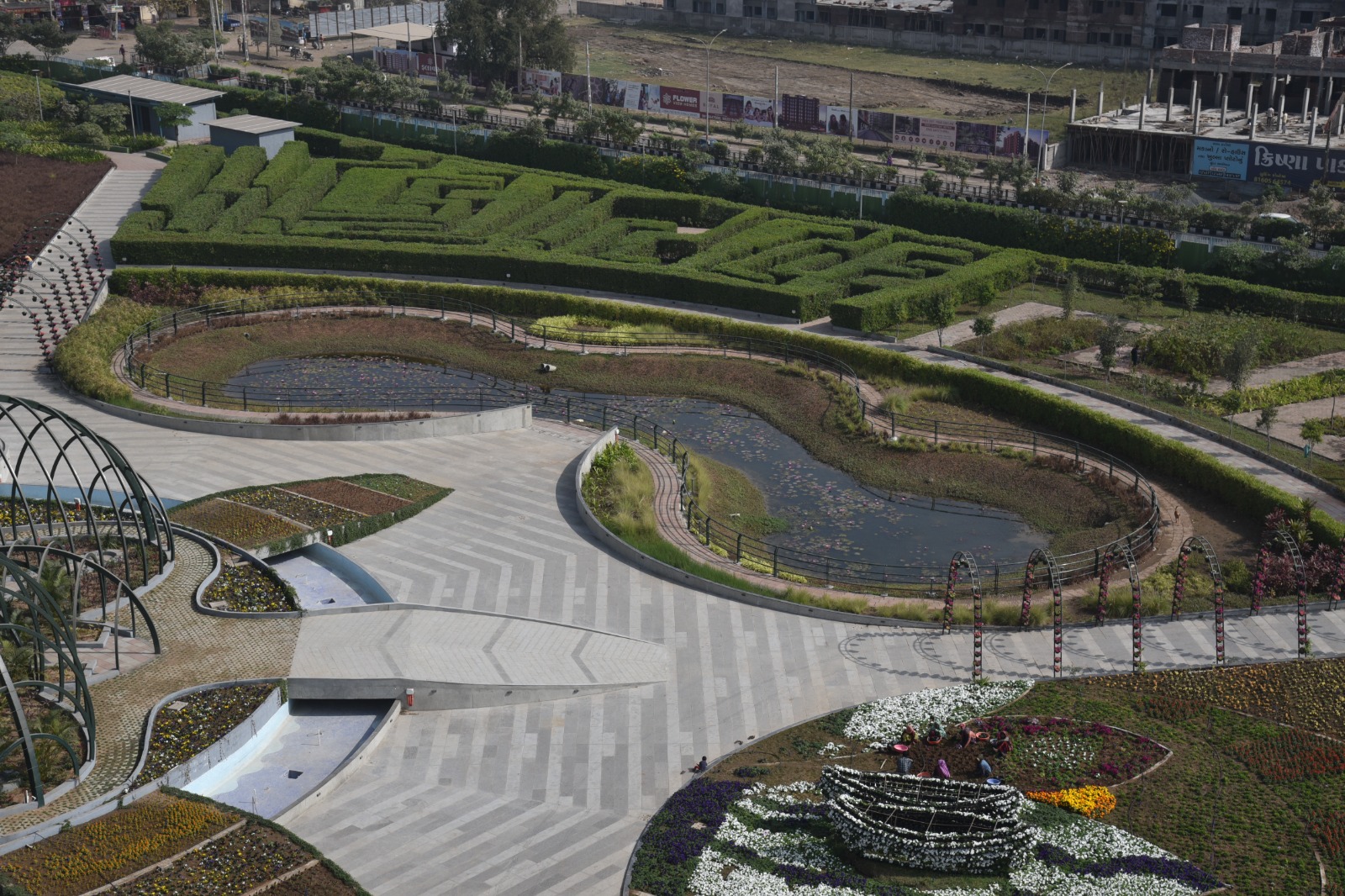 38.31 percent green cover and 18.26 percent tree cover in Surat ...