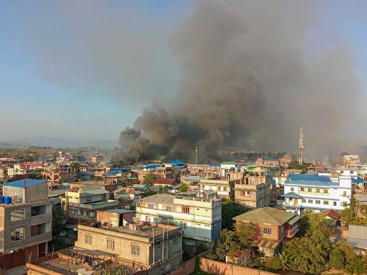 Set fire to 100 houses in Kakching district, attacked BSF posts with ...