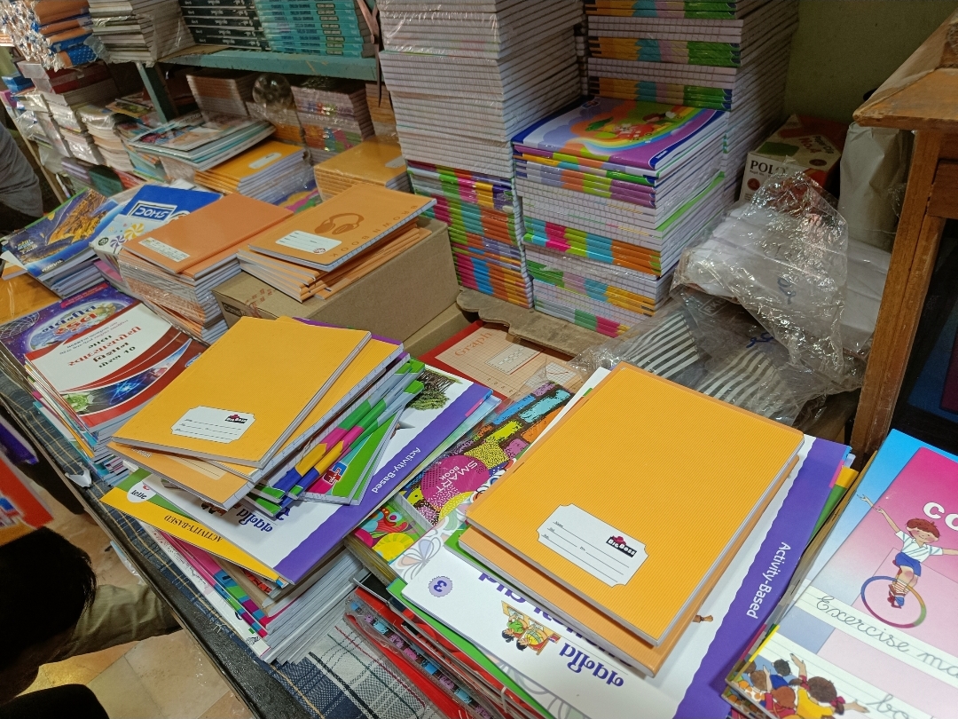 As soon as the new academic session begins, the stationery shops are ...