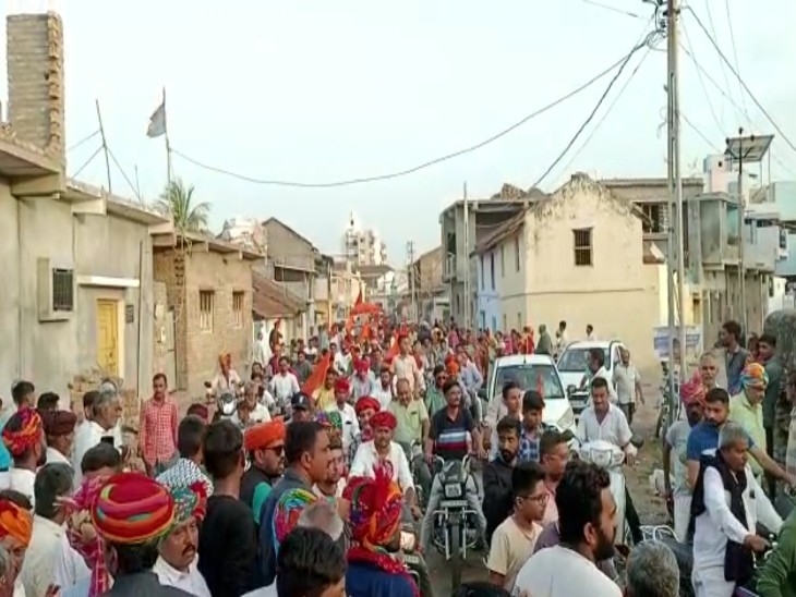 Muralidhar Dada's procession taken out in Vallabhipur town, welcomed ...