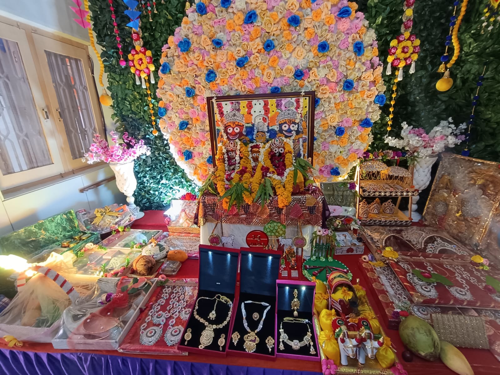 Mameru laid by the host family at their residence in Patan, will be ...
