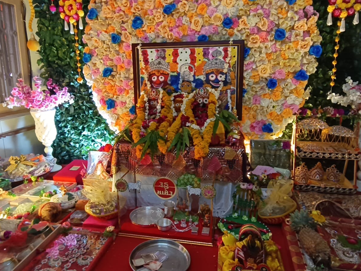 Mameru laid by the host family at their residence in Patan, will be ...