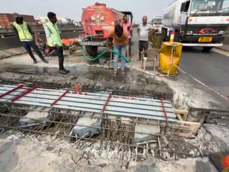 ખોલવડ તાપી નદીના પુલમાં ગેપ 3 મહિનામાં જ ફરી એજ હાલતમાં | Gap in ...