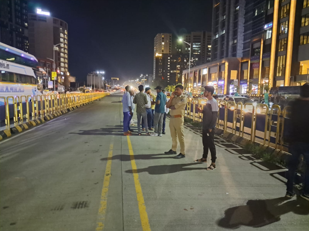 Youth dies after being run over by BRTS near Mahapuja Dham Chowk in ...