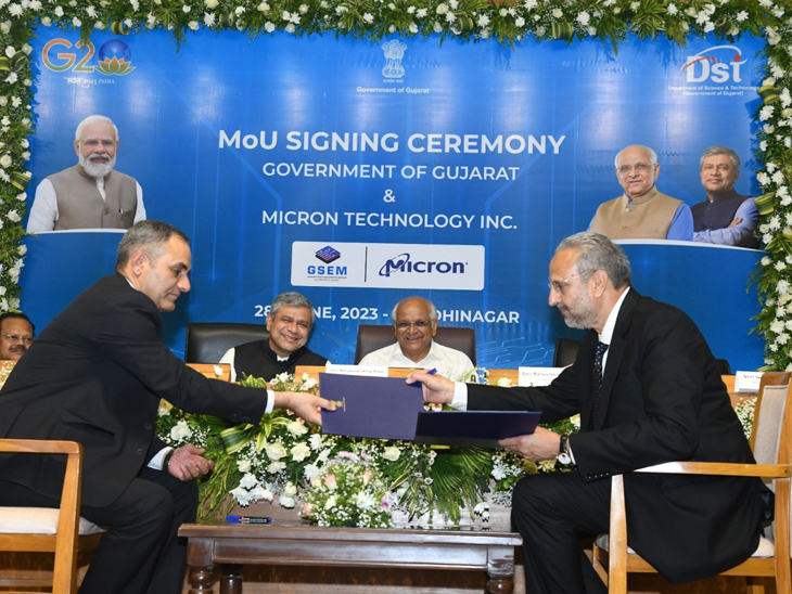 An MoU between Micron and the government will set up a 22 thousand ...