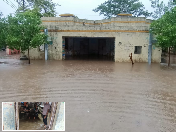 5.5 inches of rain in 4 hours in Barwala taluk Ahmedabad-Botad district ...