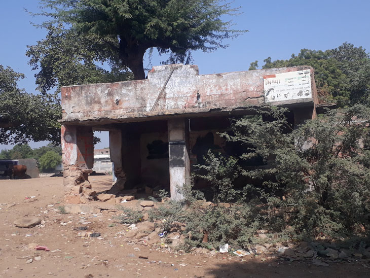 Sightings of buses in Rajpar are rare and the stands are dilapidated ...