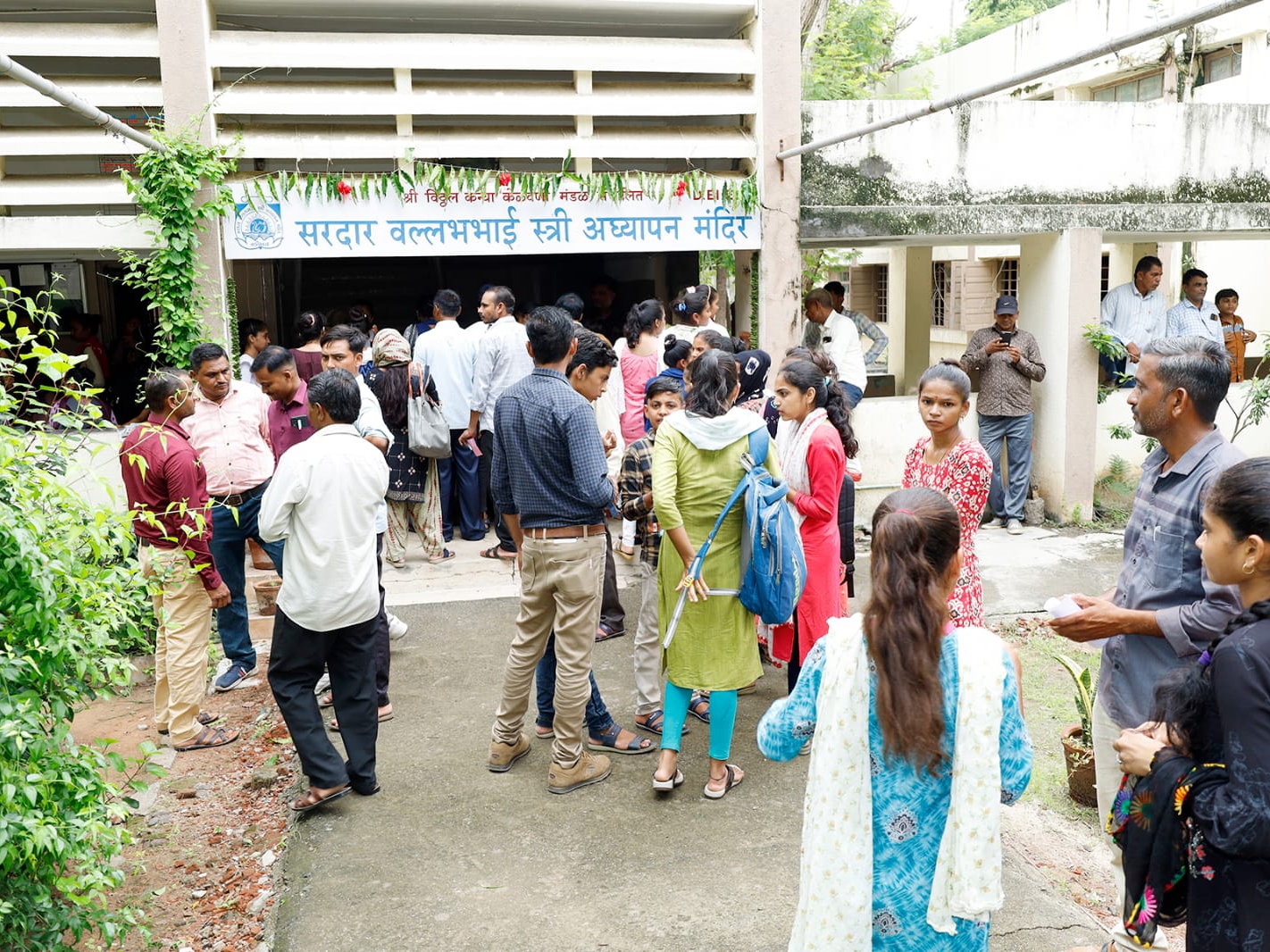 At the Sardar Vallabhbhai Stree Adhyapan Mandir in Nadiad, the second ...
