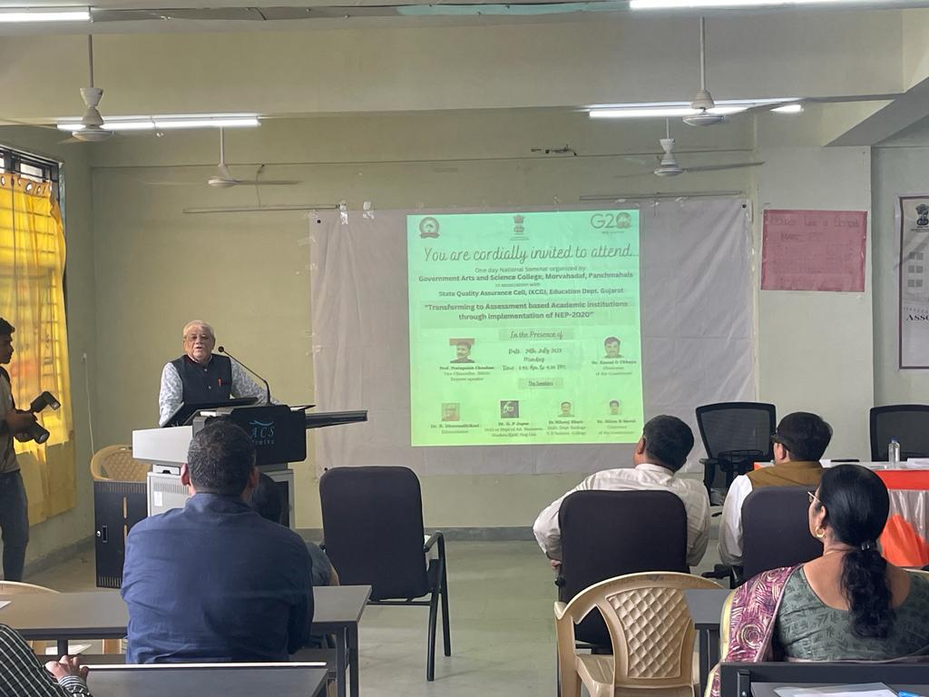 State Quality Assurance Cell and Education Department jointly organized ...