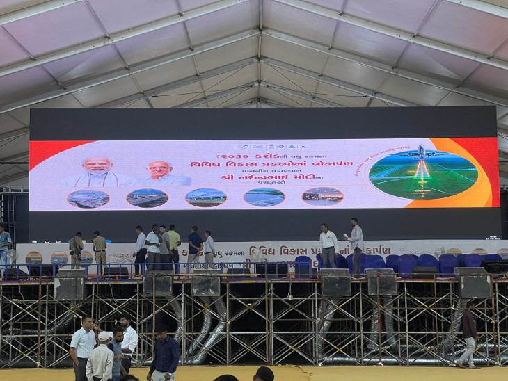 The first multilevel split flyover bridge was built in Rajkot at a cost ...