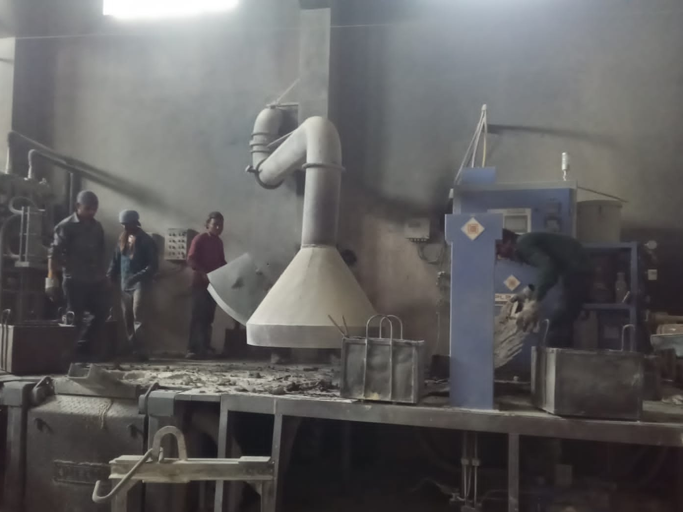 A sudden explosion in the furnace of GIDC Phase-2 near Dared in ...