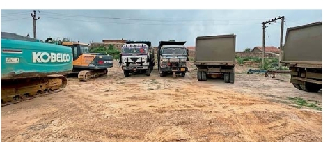 Secret operation of mineral department in Gagodar area: 8 vehicles ...