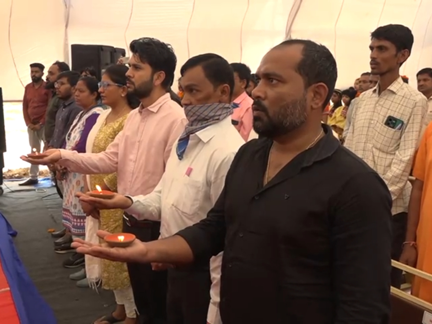 A tribal festival was celebrated at Shamlaji in Aravalli in the ...