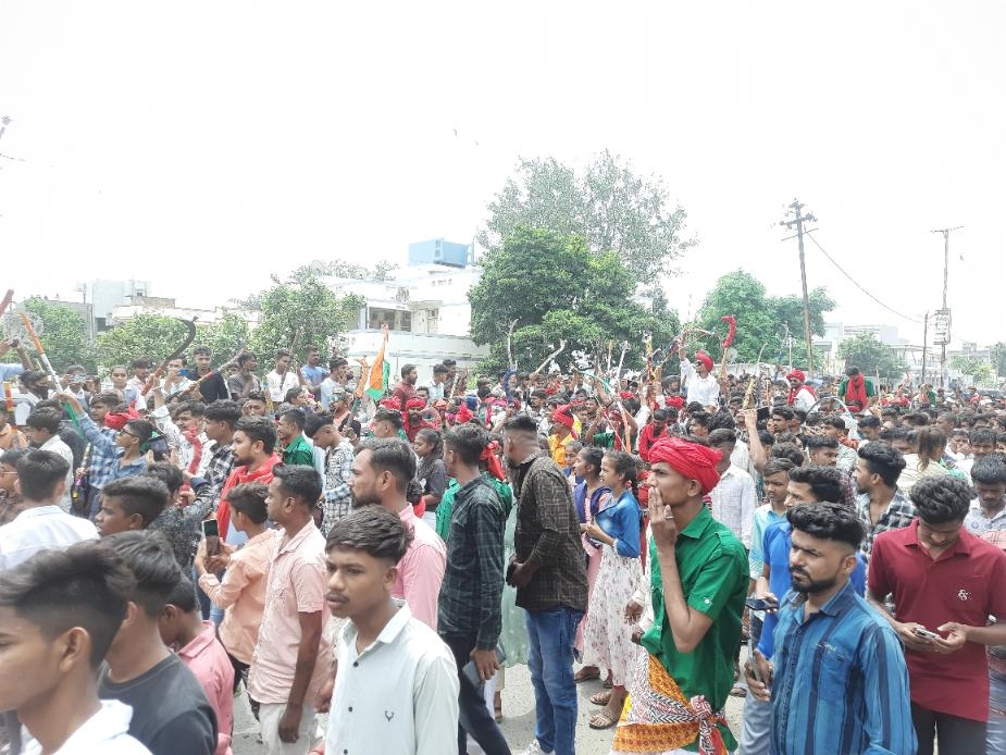 Adivasi Day was celebrated at Ghoghamba, Kalol, Halol and Jambughoda ...