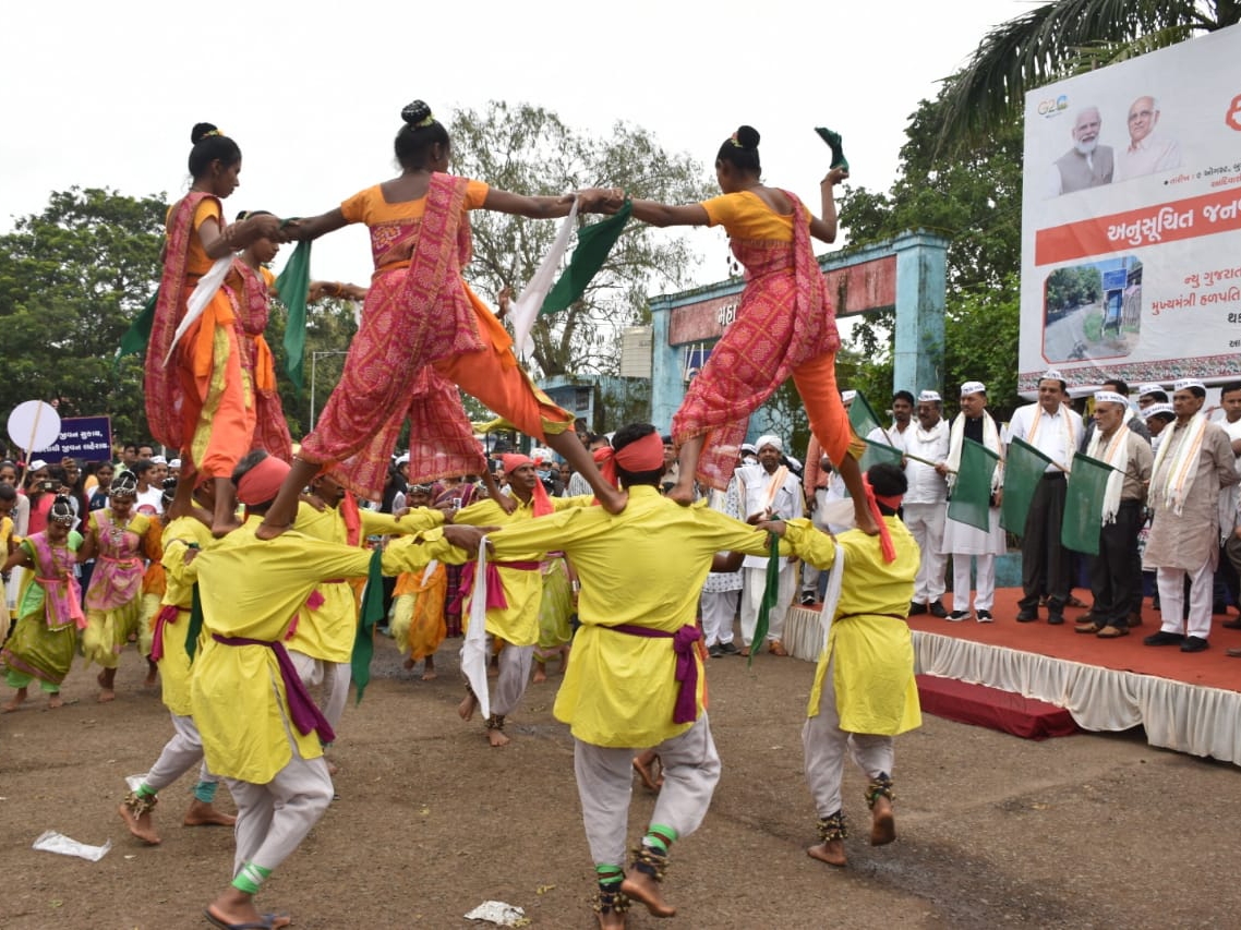 Adivasi Day was celebrated grandly in Dang district with various traditional costumes and dances ...